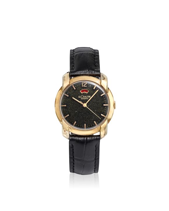Bonhams : [NO RESERVE] LECOULTRE. A 10K GOLD-PLATED AUTOMATIC ...
