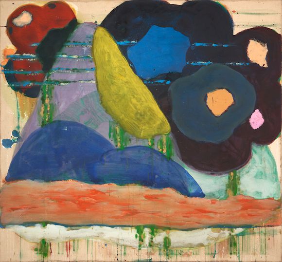 Bonhams Skinner : Rolf Behm (Born 1952) Pao Blue 51 x 55 in. (unframed ...