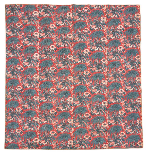 Bonhams Skinner : Reversible Glazed Chintz Whole-cloth Quilt England or ...