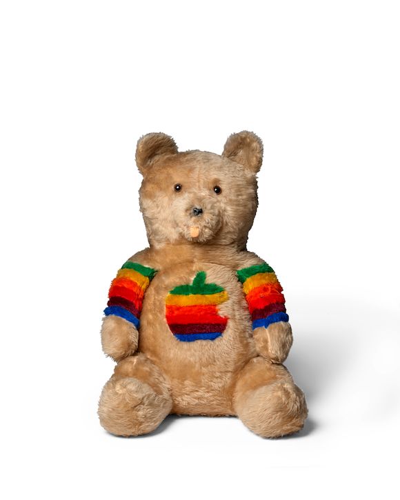 Bonhams : RARE APPLE COMPUTER PROTOTYPE TEDDY BEAR. Apple Computer ...