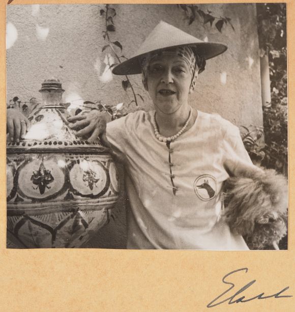 Bonhams : ELSIE DE WOLFE (1865-1950) Group of Six Photograph and Scrap ...