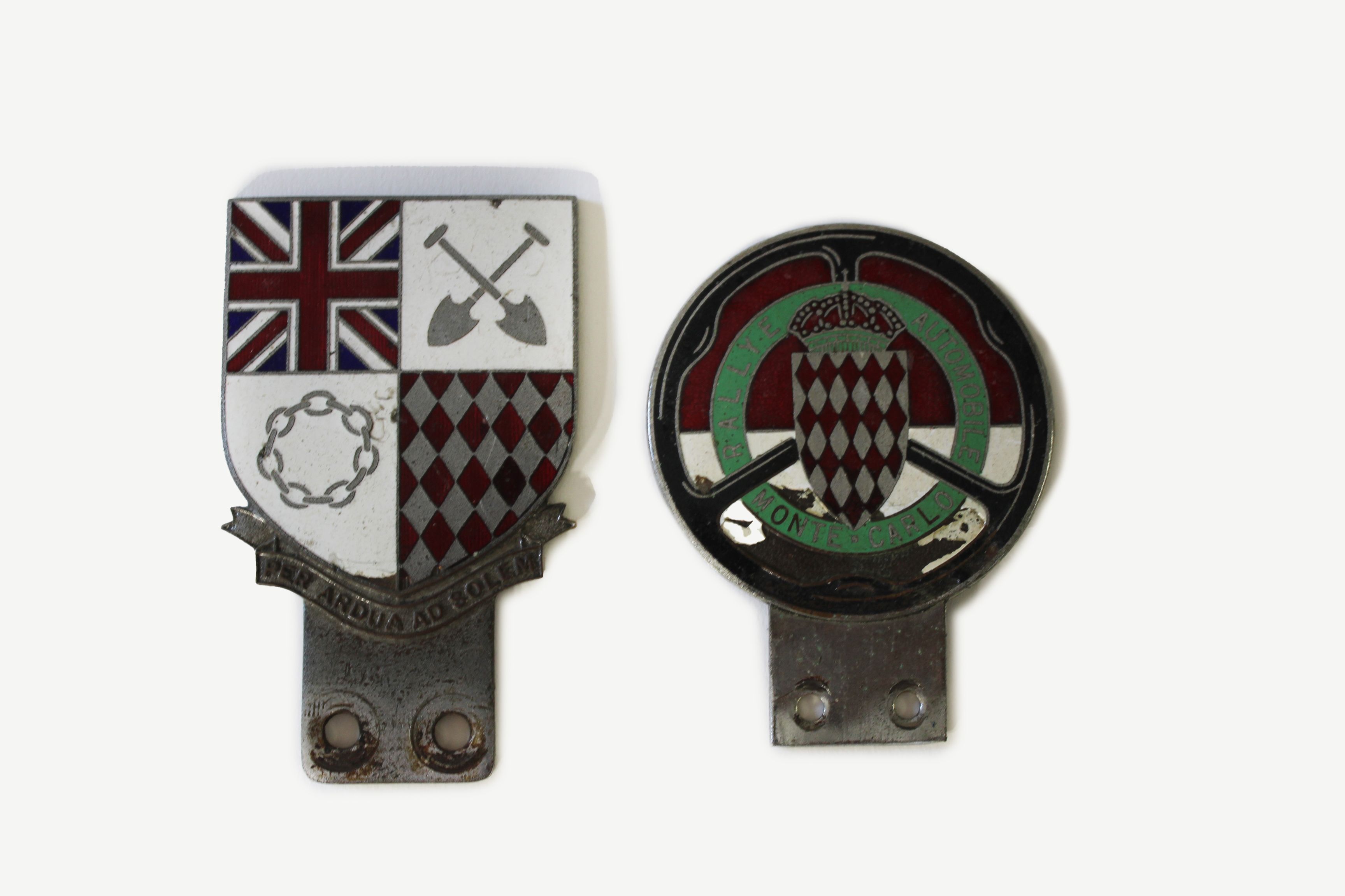 Bonhams Cars : A Monaco Entrant badge together with a Monte Carlo ...