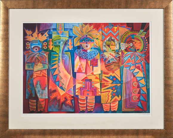 Bonhams Skinner : A Margarete Bagshaw lithograph Margarete Bagshaw ...