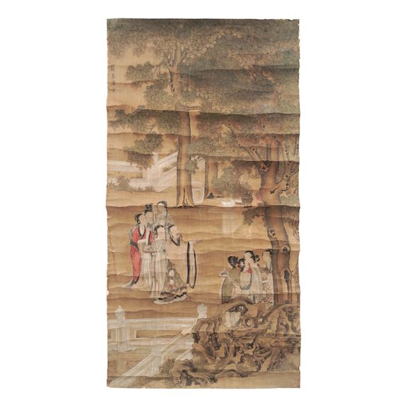 Bonhams : AFTER TANG YIN Under a Wutong Tree