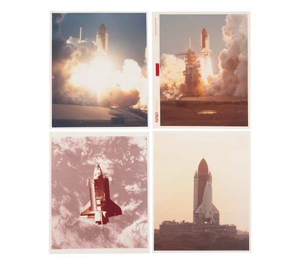 Bonhams : SPACE SHUTTLE PROGRAM: 10 PHOTOGRAPHS OF PREPARATION, LAUNCH ...