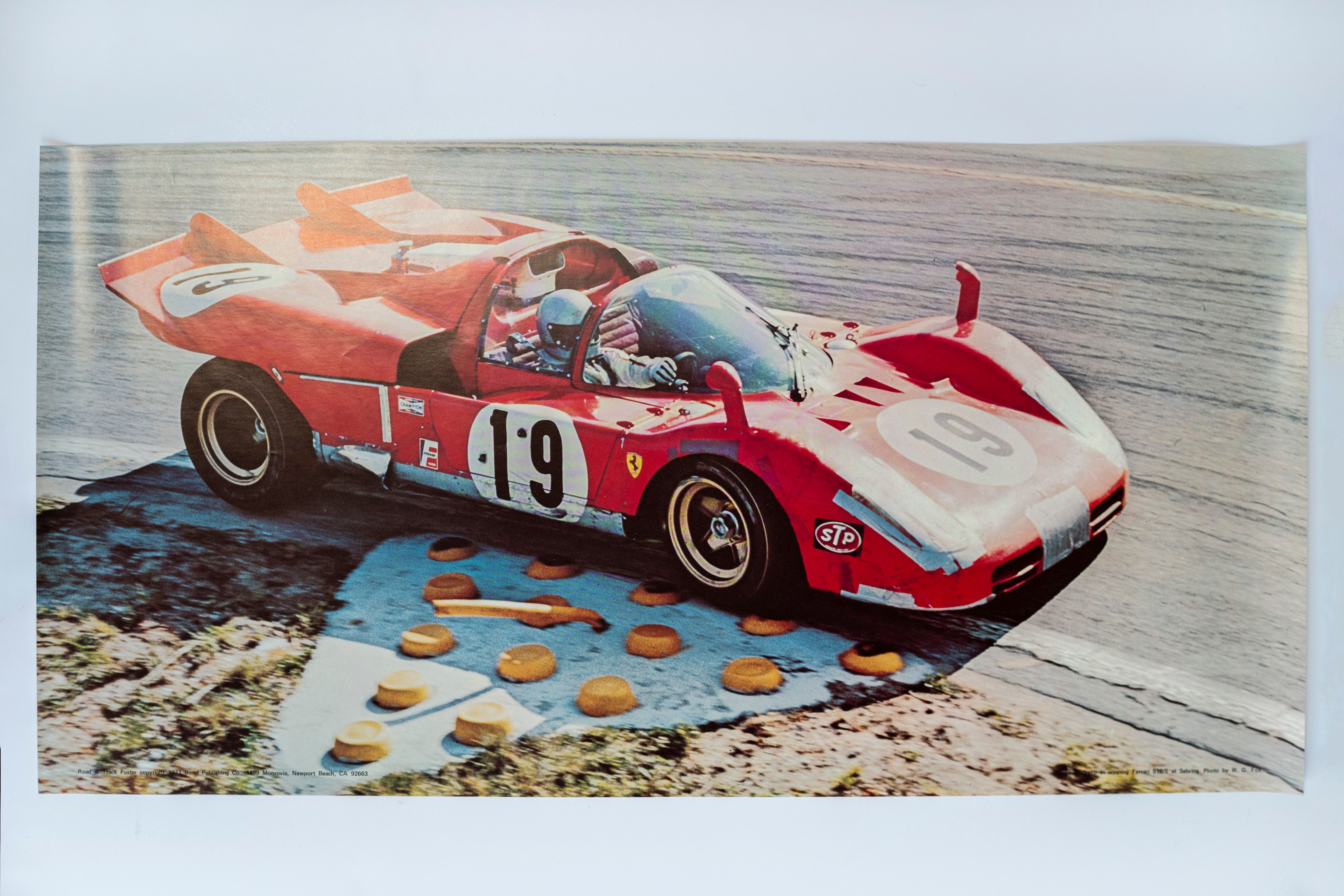 Bonhams Cars : Andretti in the winning Ferrari 512/S at Sebring, poster ...