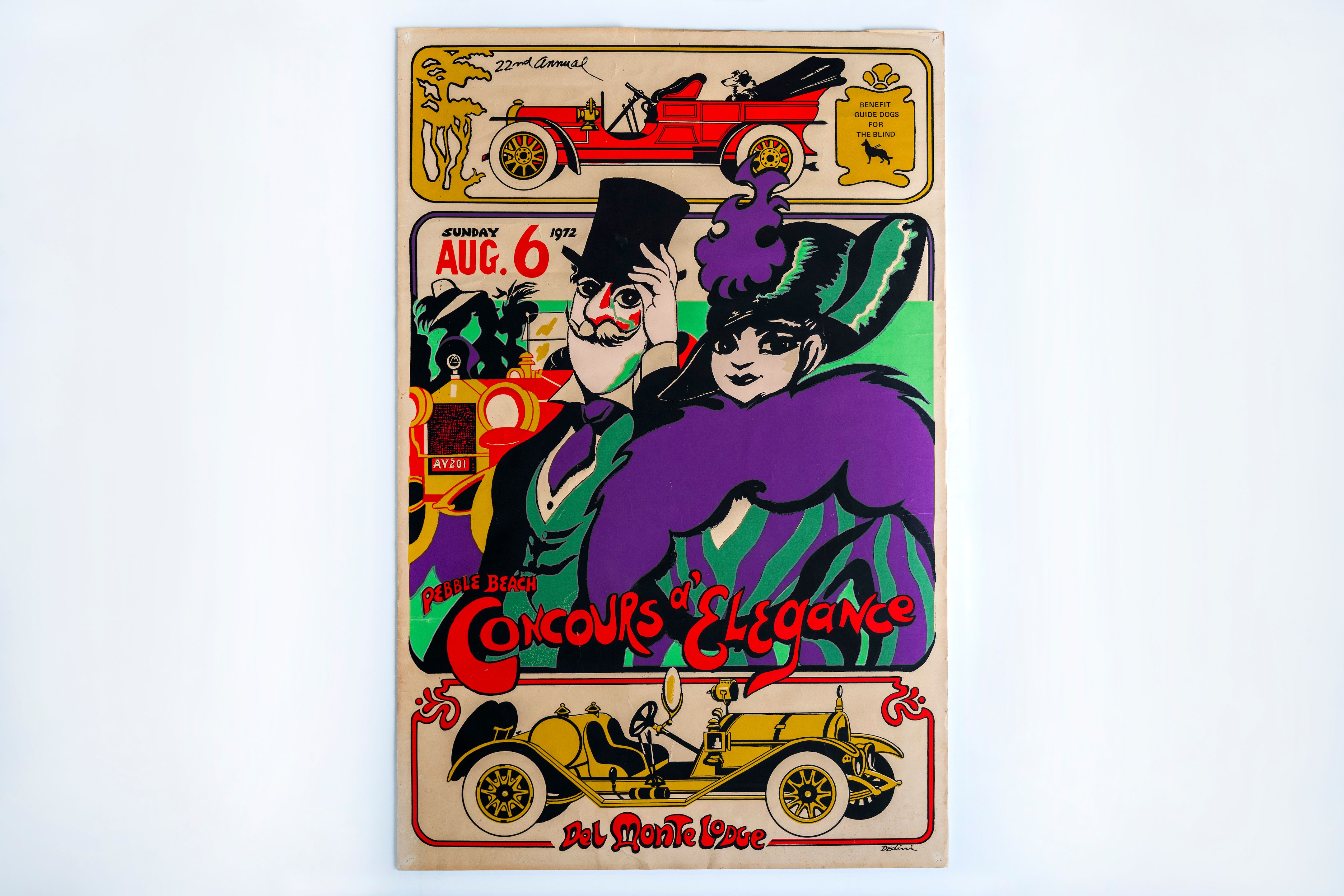 Bonhams Cars : A collection of Pebble Beach posters