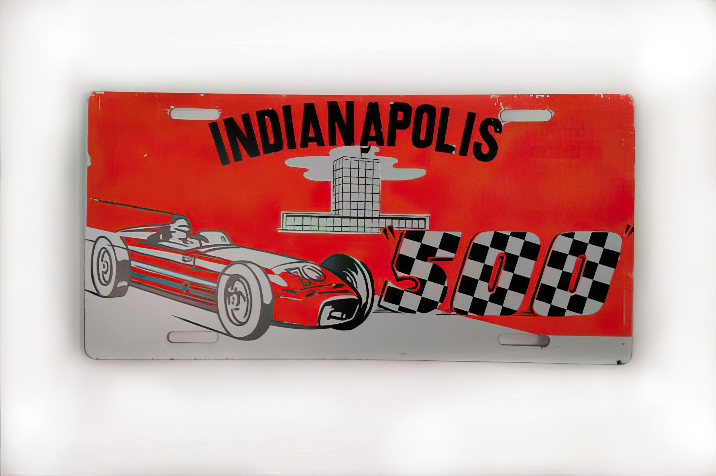Bonhams Cars : INDY "500", Car License Plate