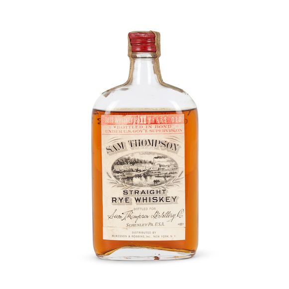 Bonhams Skinner : Sam Thompson Straight Rye Whiskey 11 Years Old 1921 ...