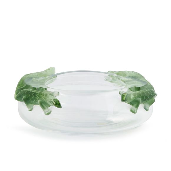 Bonhams Skinner : LALIQUE "BAMAKO" CENTER BOWL France, modern, blown ...