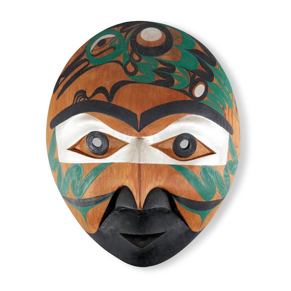 Bonhams Skinner : A Tim Paul mask Tim Paul, Hesquiaht, Nuu-Chah-Nulth ...