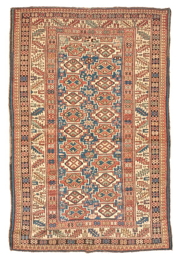 Bonhams Skinner : SHIRVAN RUG Caucasus 3 ft. 6 in. x 5 ft. 6 in.