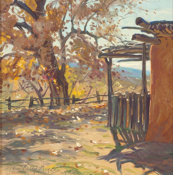 Bonhams : Terri Kelly Moyers (born 1954) La Cienega 12 x 12 in. framed ...