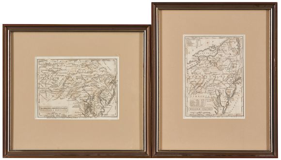 Bonhams Skinner : Engraved Maps of the "Middle States" and "N. Jersey ...