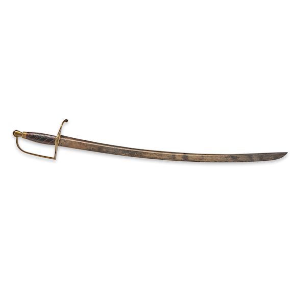 Bonhams Skinner : A JEREMIAH SNOW-ATTRIBUTED AMERICAN OFFICER'S HANGER,
