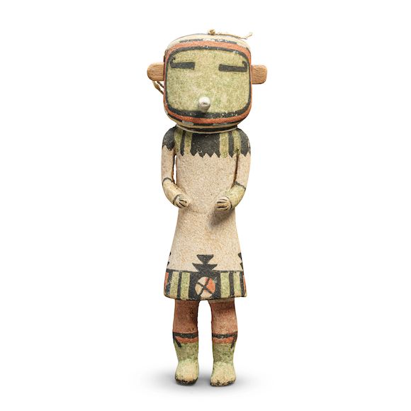 Bonhams : A Hopi katsina figure, depicting Saitaki