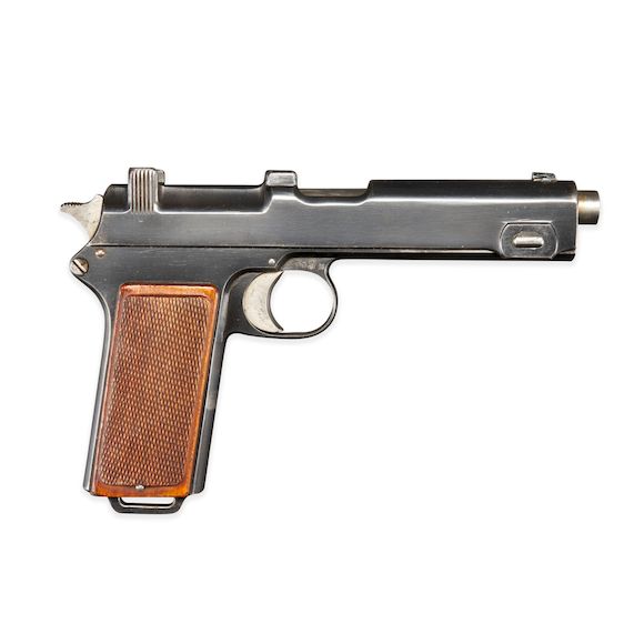 Bonhams Skinner : A STEYR MODEL 1912 SEMI AUTOMATIC PISTOL, Curio or ...