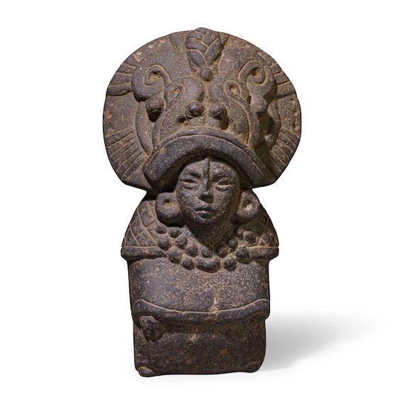Bonhams : Maya Stone Goddess, Classic, ca. AD 250 - 900