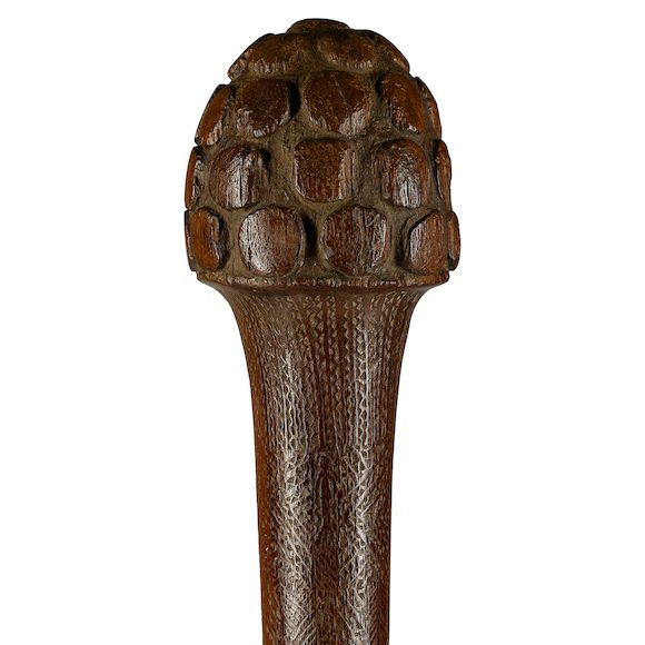 Bonhams : Fine and Rare Dome Headed Club, Fiji Islands