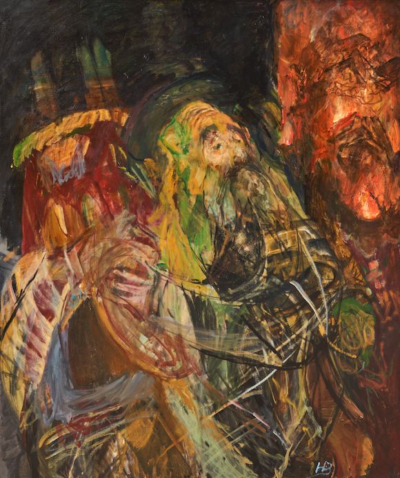 Bonhams Skinner : HYMAN BLOOM (American, 1913-2009) Rabbi with Torah ...