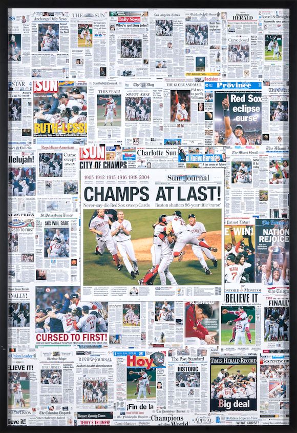 Bonhams Skinner : 2004 Red Sox World Series Champions Montage of ...
