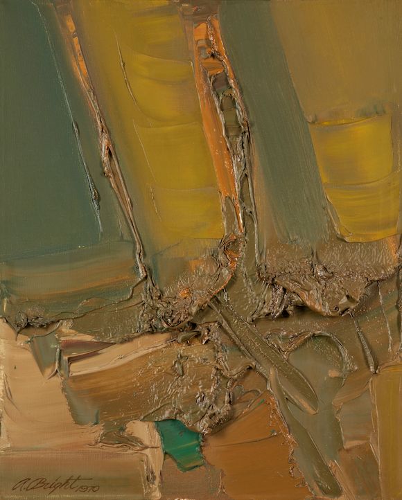 Bonhams Skinner : ALFRED BRIGHT (American, 1940-2019) Untitled (Green ...
