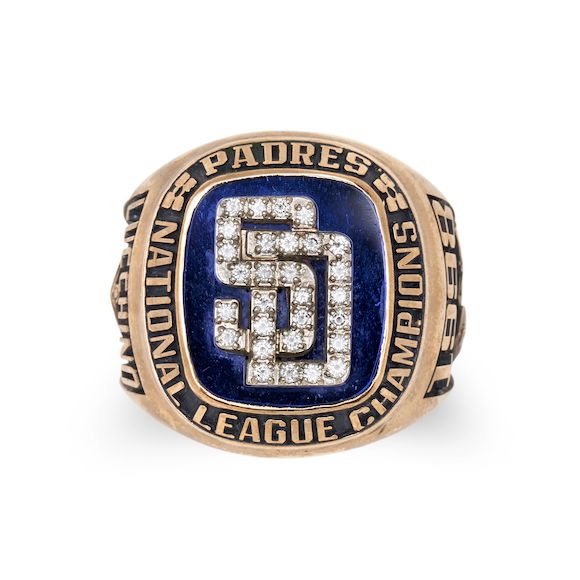 Bonhams Skinner : 1998 San Diego Padres National League Champions Ring ...