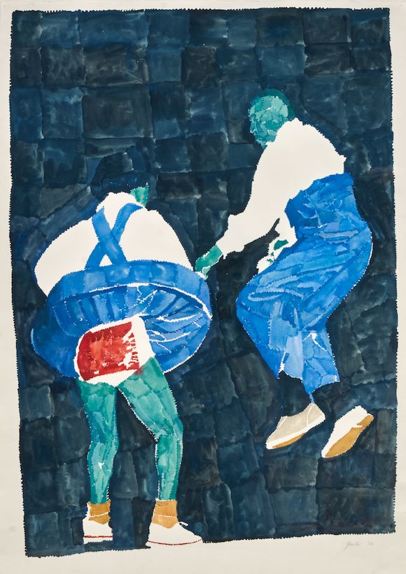 Bonhams Skinner : RICHARD YARDE (American, 1939-2011) The Leap (sheet ...