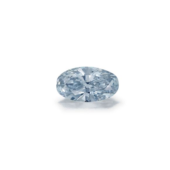 Bonhams : A LOOSE FANCY GRAYISH BLUE DIAMOND