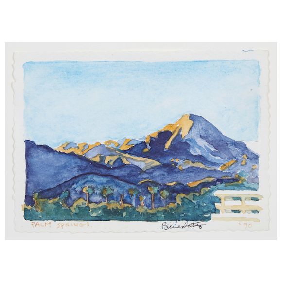 Bonhams : Tony Bennett (born 1926), Palm Springs