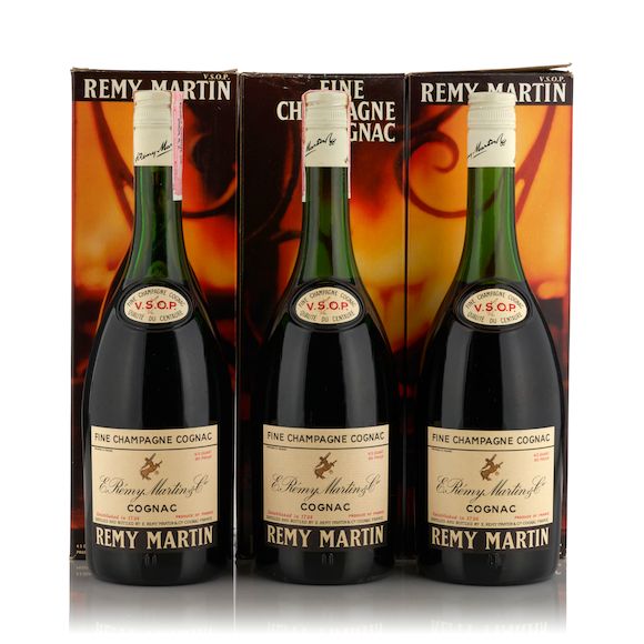 Bonhams Skinner : Remy Martin VSOP (3 4/5qt bottles)
