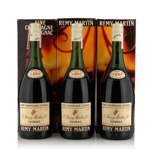 Bonhams Skinner : Remy Martin VSOP (3 4/5qt bottles)