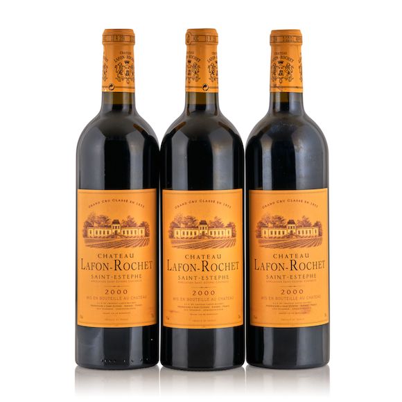 Bonhams Skinner : Château Lafon Rochet 2000 (3 bottles)