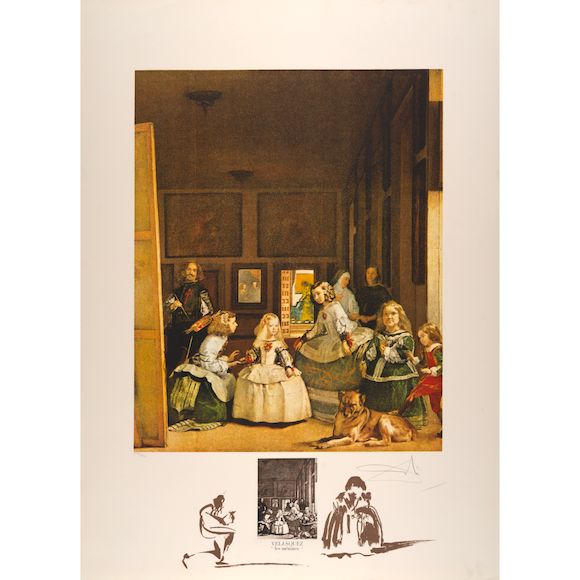 Bonhams : Salvador Dalí (1904-1989); Velasquez "Las Meninas," from ...