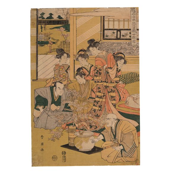 Bonhams : ISODA KORYŪSAI (1735-1790), KATSUKAWA SHUNZAN (ACTIVE CIRCA ...