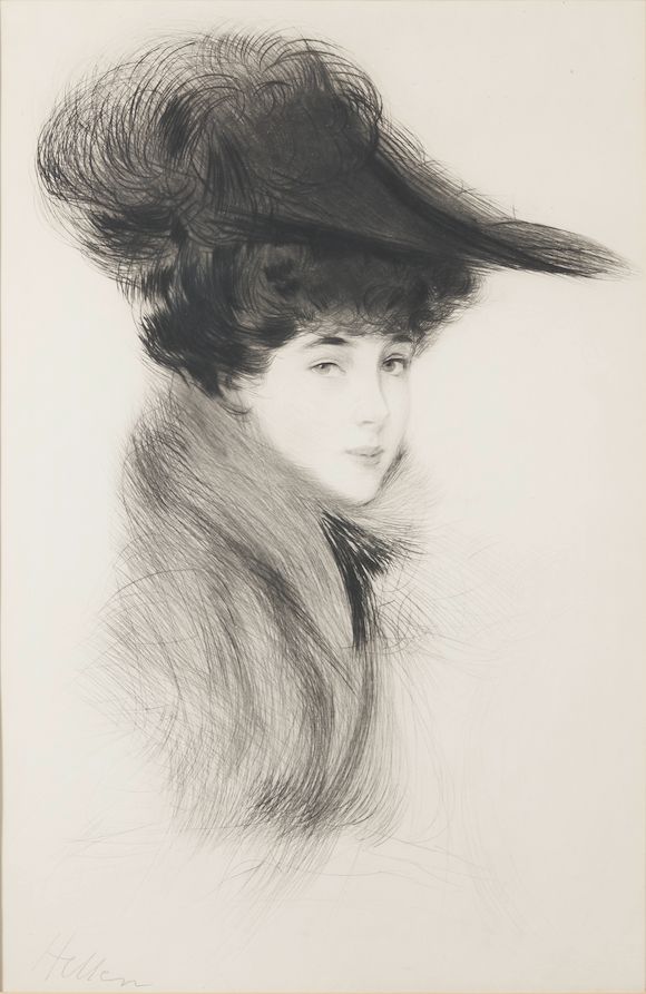 Bonhams Skinner : Paul César Helleu (1859-1927); La Duchesse de ...