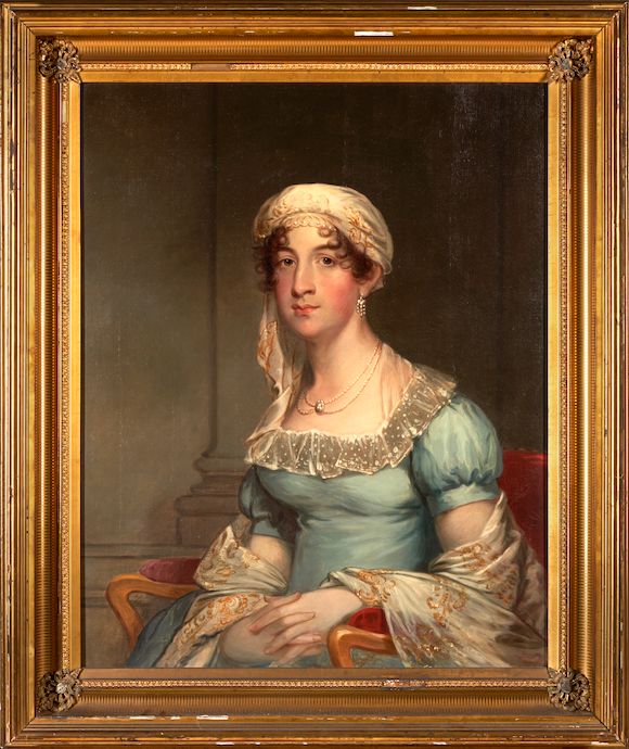 Bonhams Skinner : Portraits of Mr. and Mrs. Robert Gould Shaw copied from originals by Gilbert ...