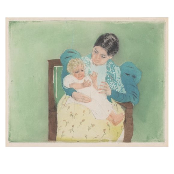 Bonhams : Mary Cassatt (1844-1926); The Barefooted Child;