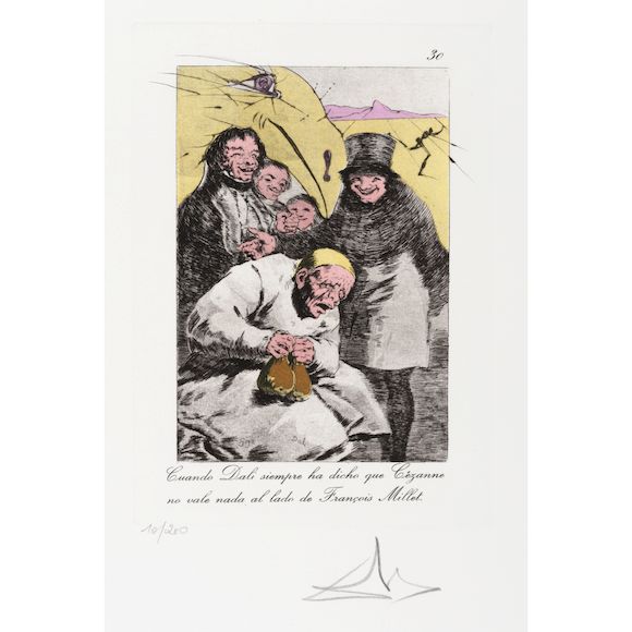 Bonhams : Salvador Dalí (1904-1989); Cuando Dali siempre ha dicho que ...