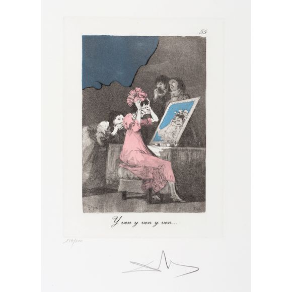 Bonhams : Salvador Dalí (1904-1989); Y ven y ven... from Les Caprices ...