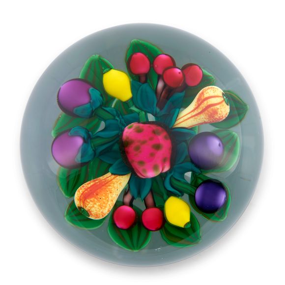 Bonhams Skinner : KEN ROSENFELD (B. 1950) BOUQUET OF FRUIT GLASS ...