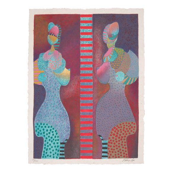 Bonhams : Vladimir Cora (born 1951); A Group of 3 Mixografías; (3)