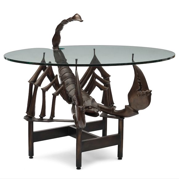 Bonhams : JACQUES DUVAL-BRASSEUR (BORN 1934), MANNER OF Scorpion Table ...