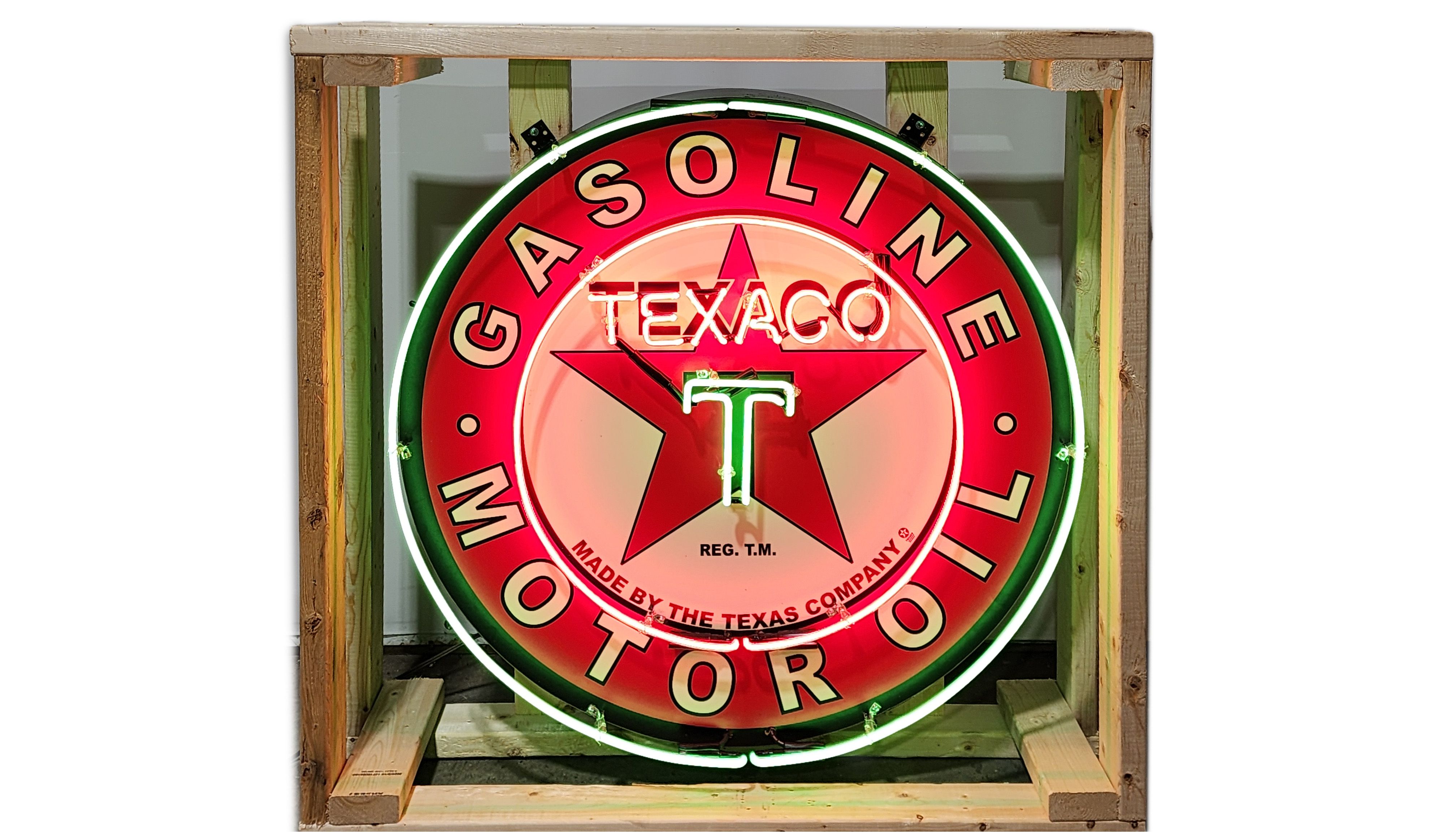 Bonhams Cars : A custom Texaco neon sign