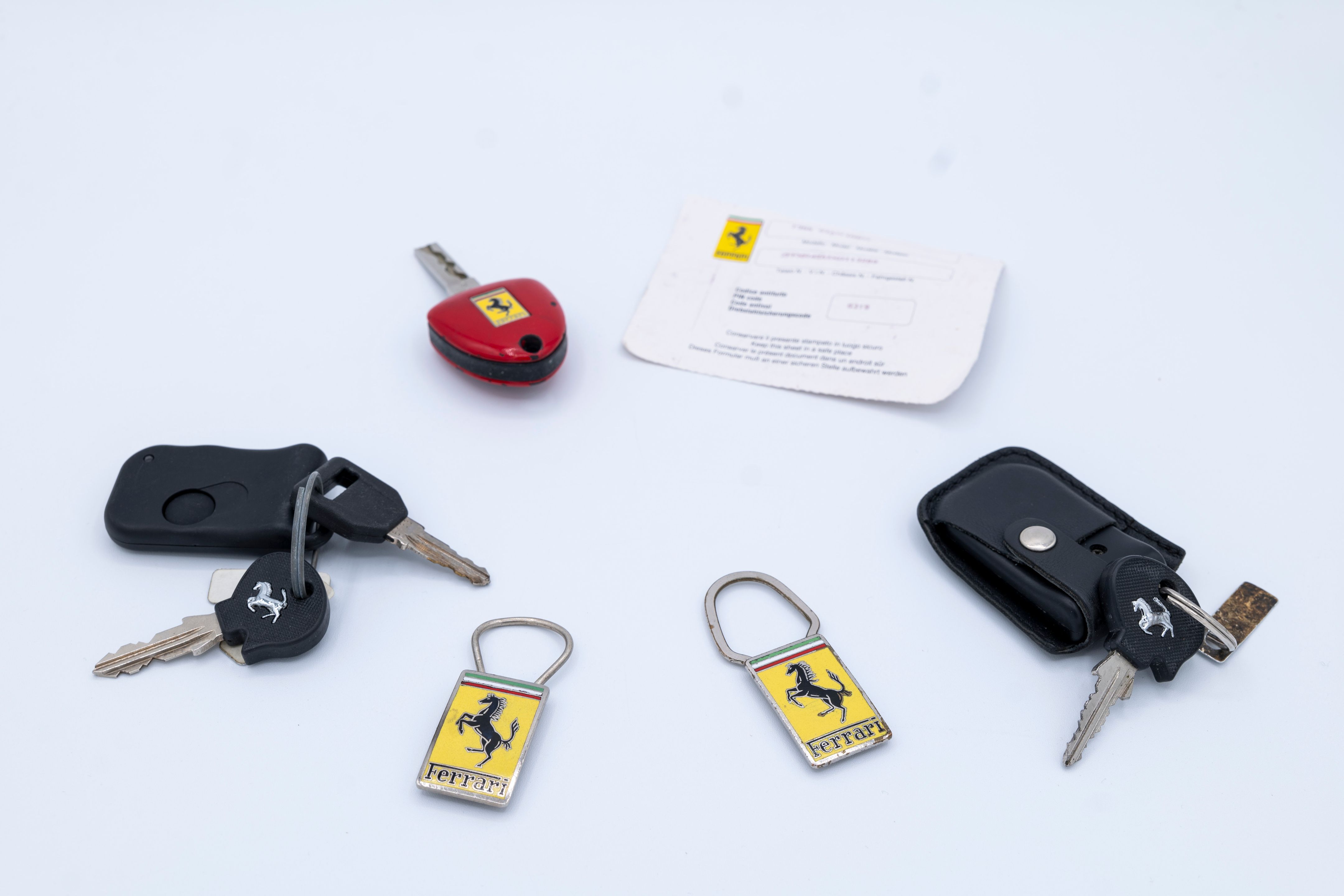 Bonhams Cars : Vintage Ferrari Key Rings, Fobs and Used Keys