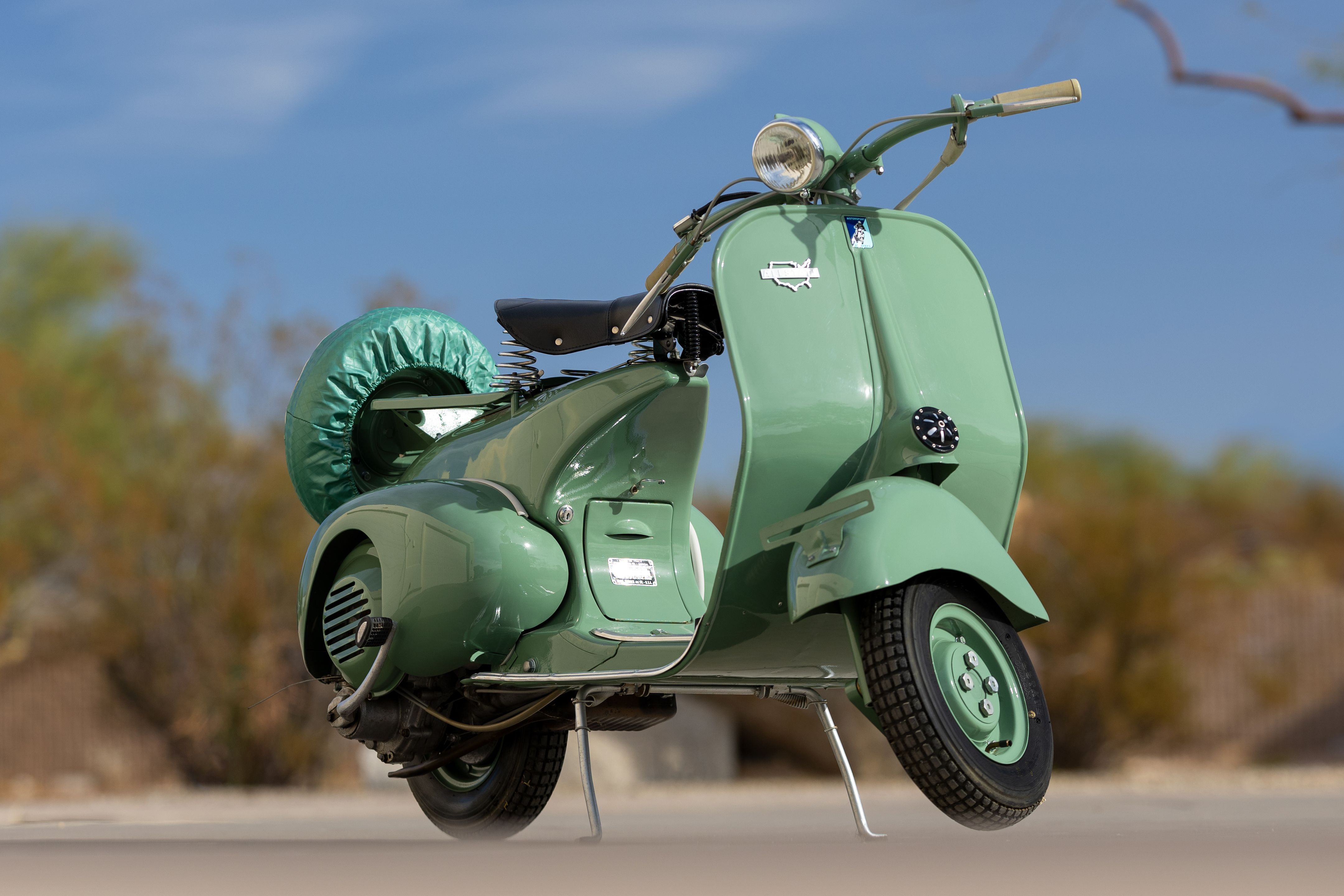 Bonhams Cars : 1951 Vespa Allstate Cruisaire Engine no. 17299