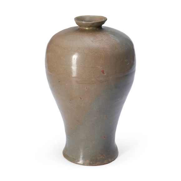 Bonhams Skinner : A CELADON MAEBYEONG WITH INCISED DESIGN Korea, Goryeo ...