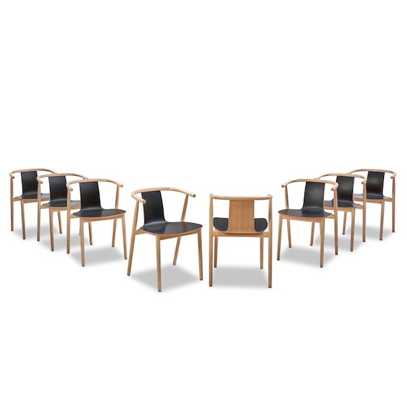 Bonhams Skinner : EIGHT JASPER MORRISON FOR CAPPELLINI "BAC" ARMCHAIRS ...