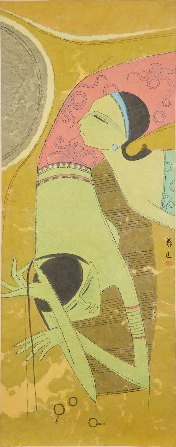 Bonhams Skinner : TAY CHEE TOH (B. 1941) Untitled, Malaysia, late 1960s