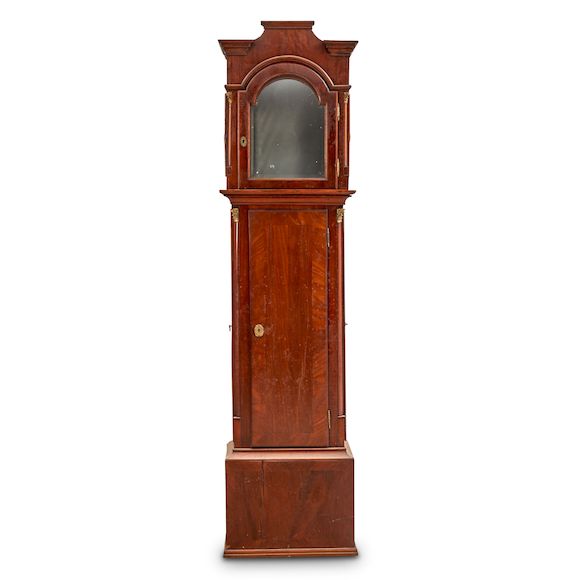Bonhams Skinner : DUTCH MAHOGANY MUSICAL TALL CASE CLOCK